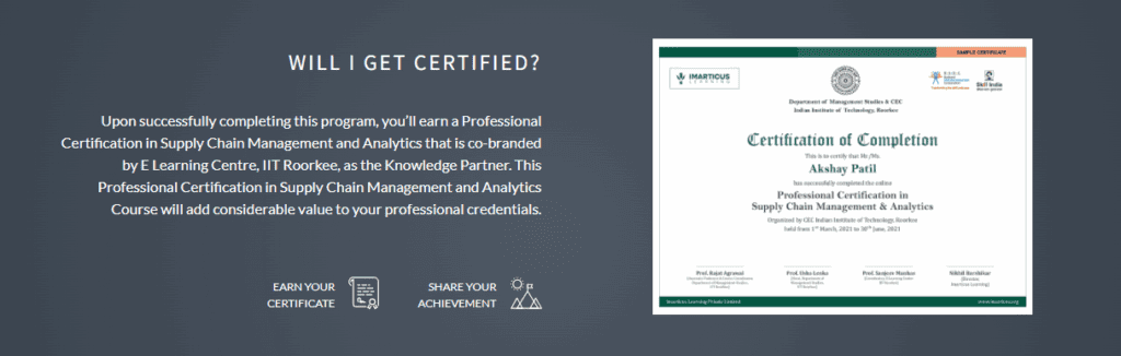 All Things SCM: Get an IIT supply chain management certification ...
