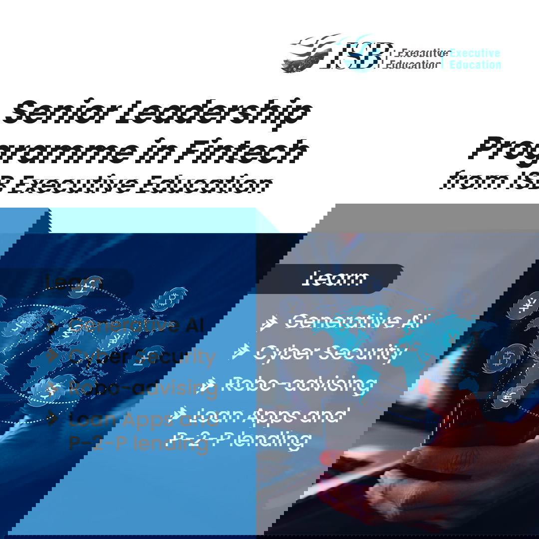 Senior Leadership Course: Empower Your Leadership With ISB - Finance ...